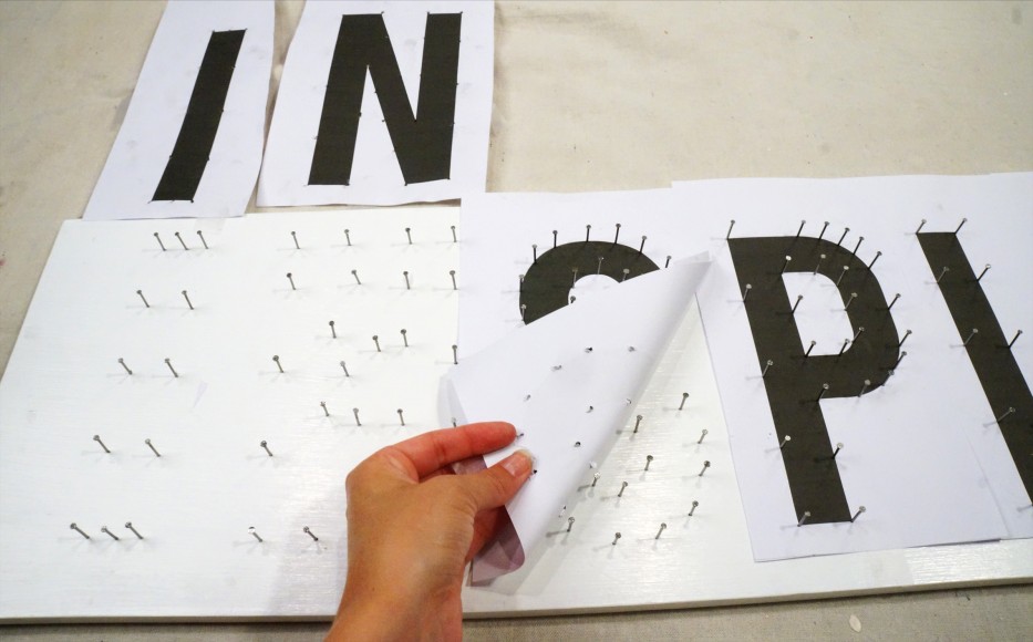 DIY: Typographic String Art – One Broads Journey
