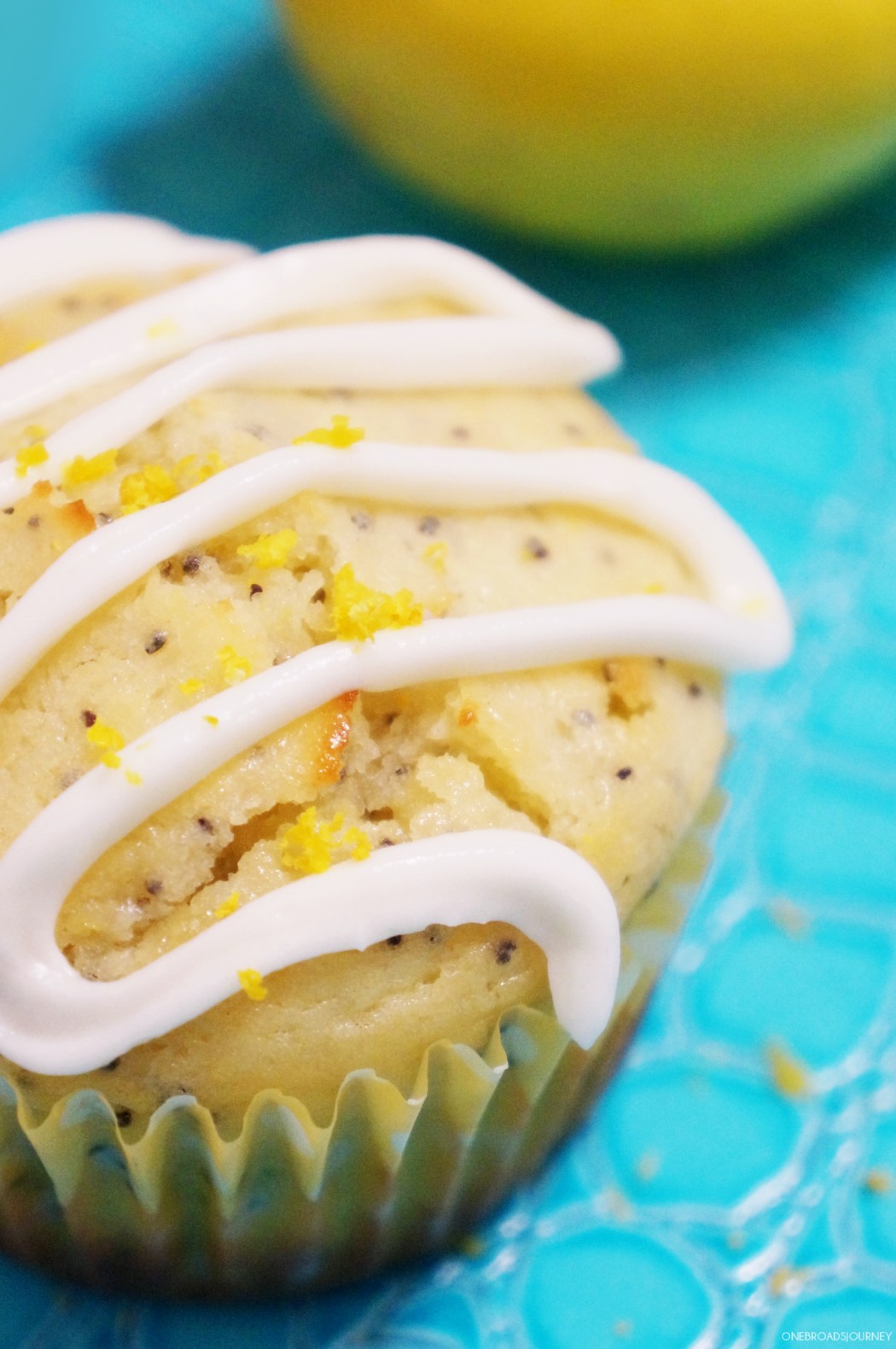 Lemon Poppyseed Muffins with Cream Cheese Frosting – One Broads Journey