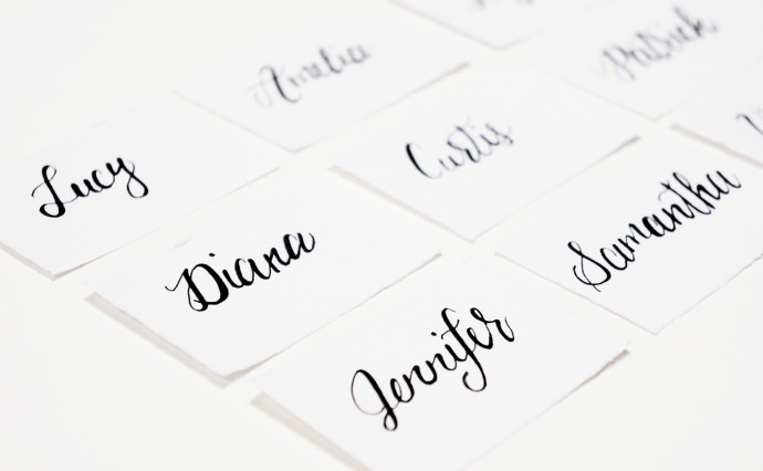 DIY Table Name Place Holder – One Broads Journey